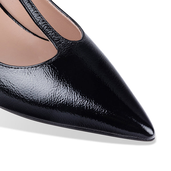 women's black heels - Italian leather - 'modena' | habbot