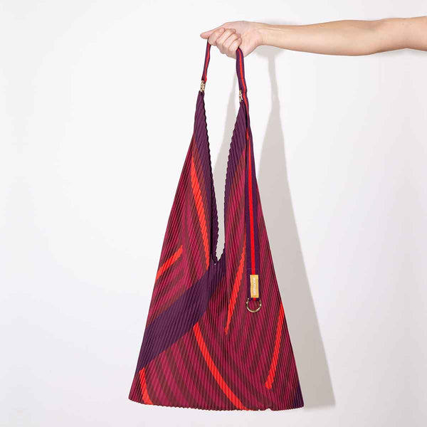Women's red tote bag - Made in Italy - 'stefania' | Multitudes – habbot