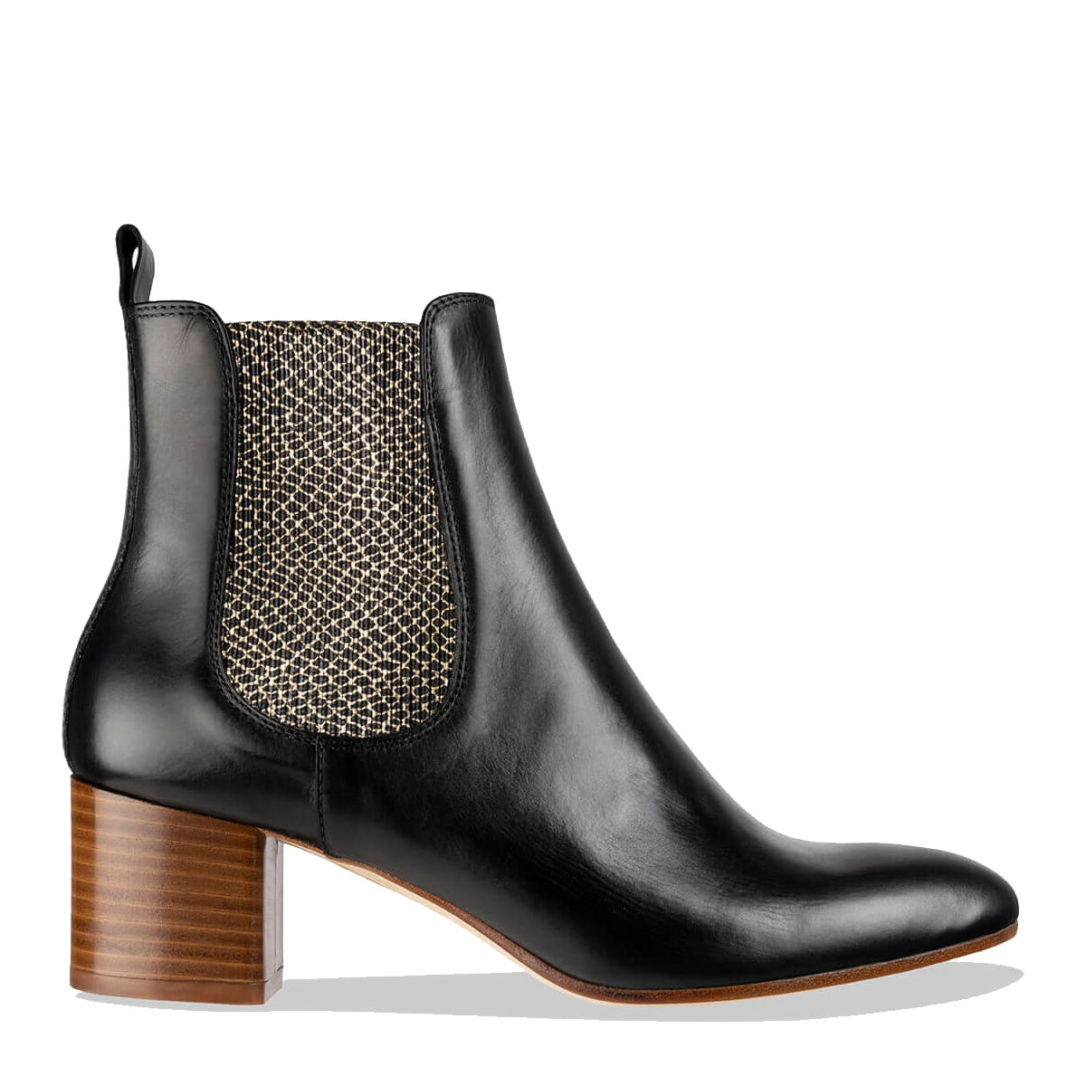 'pietro' Women's navy Leather Ankle Boots - Made in Italy | habbot