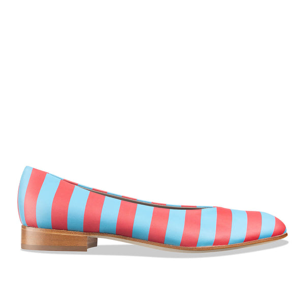 women's red ballet flat - Italian leather - 'rupert' | habbot